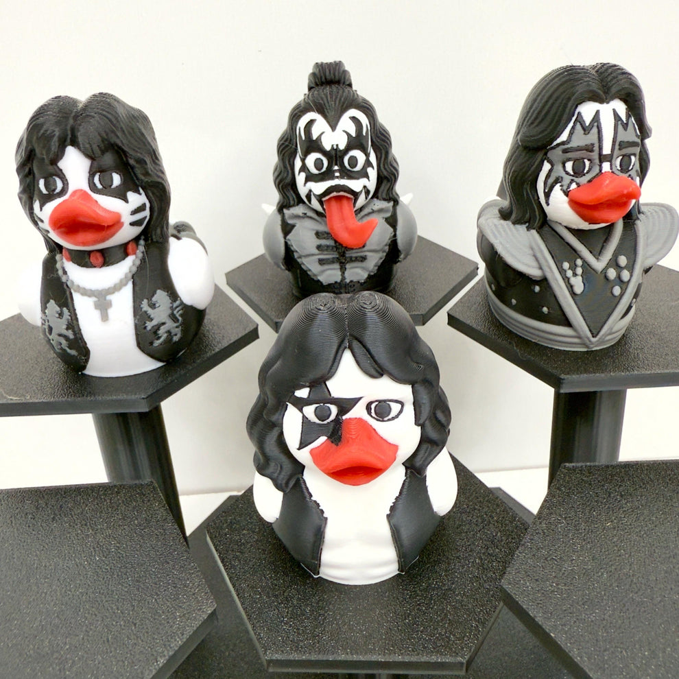 KISS Rock Band Ducks | 3D Printed Jeep & Desk Decor – StackLabDesigns